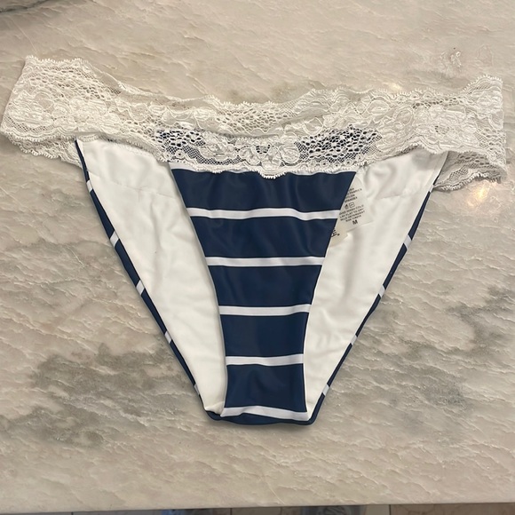 Beach Bunny | Swim | Beach Bunny Striped Lace Bottom M | Poshmark